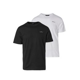 Koroshi T-Shirt Herren Gr&ouml;&szlig;e M schwarz / wei&szlig;
