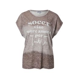 SOCCX T-Shirt Damen Gr&ouml;&szlig;e XS braun / grau