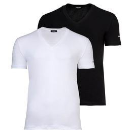 Dsquared2 T-Shirt Herren Gr&ouml;&szlig;e XXL schwarz / wei&szlig;