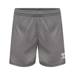 Hummel Sportshorts 'Essential' Damen Gr&ouml;&szlig;e XL grau / wei&szlig;