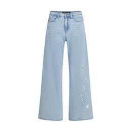 K by KARL LAGERFELD Karl Lagerfeld Jeans ' Disney X KL ' Damen Gr&ouml;&szlig;e 28 hellblau / gelb / schwarz