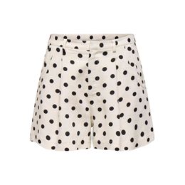 Only Shorts 'ONLTamila' Damen Gr&ouml;&szlig;e 40 creme / schwarz