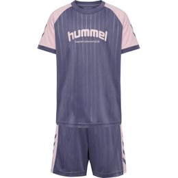 Hummel Trainingsanzug Jungen Gr&ouml;&szlig;e 134/140 violettblau / helllila