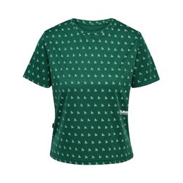 Hummel Performance Shirt 'Pulse Workout' female size M Mint / Dark green
