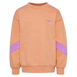 Hummel Sweatshirt M&auml;dchen Gr&ouml;&szlig;e 104 hellgr&uuml;n / orange / pink