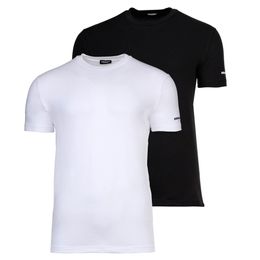 Dsquared2 T-Shirt Herren Gr&ouml;&szlig;e M schwarz / wei&szlig;