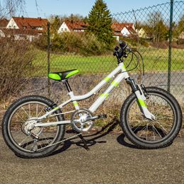 Galano GA20 Kinderfahrrad 18 Zoll ab 5 Jahre 115 - 130 cm M&auml;dchen Jungen Fahrrad Mountainbike grau/blau