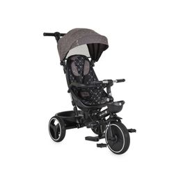 Byox Dreirad Tricycle Fusion verstellbar PU-Reifen drehbarer Sitz Schiebestange grau