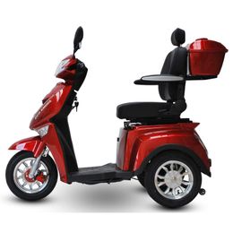 ECO ENGEL 504, Elektromobil 25 km/h mit Li-io 30 AH Akku, Rot