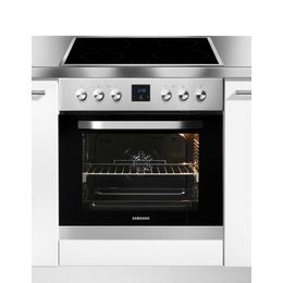 Samsung Induktions Herd-Set "F-NB69R5701RS", Energieeffizienz: A (A+++-D), grau (edelstahl), Herdsets, Herd-Set mit Induktion-Kochfeld, Soft Close, Teleskopvollauszug