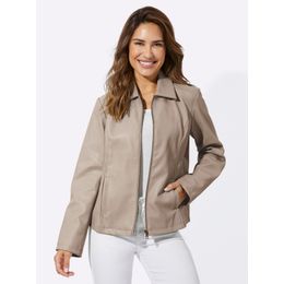 Lederimitatjacke