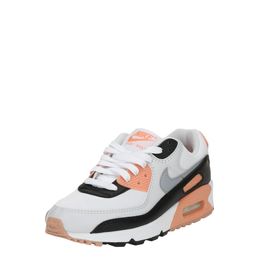 Nike Sportswear Sneaker 'Air Max 90' Damen Größe 43 grau / hellorange / schwarz / weiß