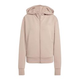 adidas Performance Athletic Zip-Up Hoodie 'Designed 4 Training' female Beige size S