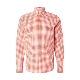 Gant Hemd Herren Größe XL navy / hellgrau / orange / weiß