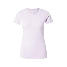 Pepe Jeans T-Shirt 'New Virginia' Damen Größe M flieder / weiß
