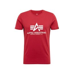 Alpha Industries T-Shirt Herren Größe XXXL rot / weiß