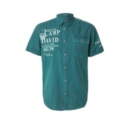 CAMP DAVID Button Up Shirt male Green size 4XL