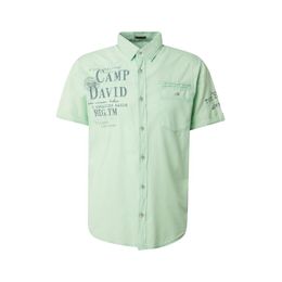 CAMP DAVID Hemd Herren Gr&ouml;&szlig;e 4XL gr&uuml;n / hellgr&uuml;n