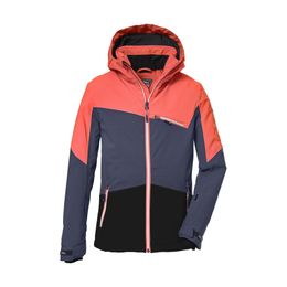 Killtec Mädchen Skijacke "KSW 182 GRLS SKI JCKT", orange, Gr. 176, Oberstoff: 100% Polyester, Futter: 100% Polyester, Wattierung: 100% Polyester,