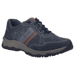 Josef Seibel Damen Schnürschuh "Leroy 56", Gr. 40, blau, Leder, Schuhe, Freizeitschuh, Komfortschuh mit TEX-Ausstattung