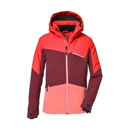 Killtec M&auml;dchen Skijacke "KSW 182 GRLS SKI JCKT", rot, Gr. 116, Oberstoff: 100% Polyester, Futter: 100% Polyester, Wattierung: 100% Polyester,