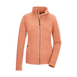 Killtec Damen Strickjacke "KOW 112 WMN FLX JCKT", rot, Gr. 38, Oberstoff: 100% Polyester, Strickjacken, Powerstretchjacke, Melange Optik,