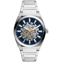 Fossil Analoguhr 'Everett' Herren Größe One Size nachtblau / gold / silber