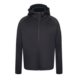 SikSilk Zip-Up Hoodie male Black size S