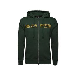 La Martina Sweatjacke ' XMF302 ' Herren Gr&ouml;&szlig;e XL gelb / dunkelgr&uuml;n