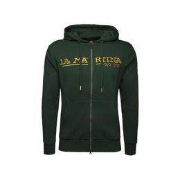 La Martina Zip-Up Hoodie ' XMF302 ' male Green size XL