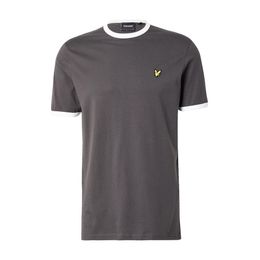 Lyle & Scott Lyle & Scott T-Shirt 'Ringer' Herren Gr&ouml;&szlig;e XS grau / wei&szlig;