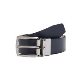Tommy Hilfiger G&uuml;rtel 'DENTON' Herren Gr&ouml;&szlig;e 80 nachtblau / silber