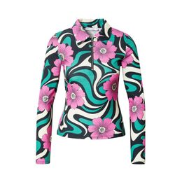 Warehouse Shirt Damen Gr&ouml;&szlig;e XXL jade / pink / schwarz / wei&szlig;