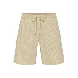 Kaffe CURVE Shorts 'KCnana' Damen Gr&ouml;&szlig;e 44 ecru / dunkelbeige