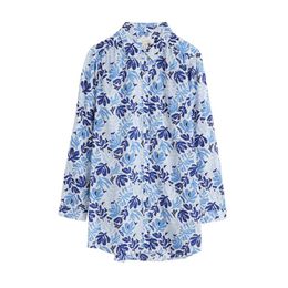 Seasalt Cornwall Bluse Damen Gr&ouml;&szlig;e XXXL blau / hellblau / wei&szlig;