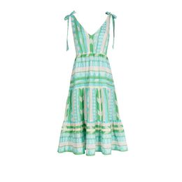 South Beach Kleid Damen Gr&ouml;&szlig;e 42 gr&uuml;n / mint / wollwei&szlig;