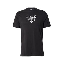 New Era T-Shirt 'NBA COURT' Herren Größe XL schwarz / weiß
