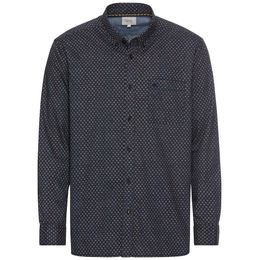 Camel Active Hemd Herren Größe 5XL blau / dunkelblau / rot