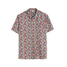 Seasalt Cornwall Button Up Shirt 'Blue Heron' male Mixed colors size XXL