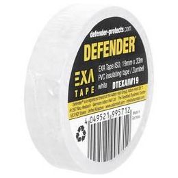 DEFENDER by Adam Hall EXA Tape DTEXAIW19 Isolierband Wei&szlig; (L x B) 33 m x 19 mm 1 St.