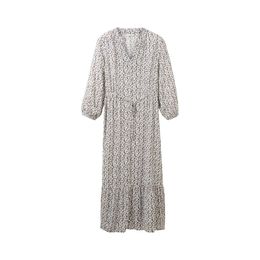 Tom Tailor Kleid Damen Größe 56 dunkelgrau / weiß Winterkleid