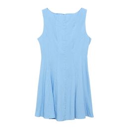 Mango Kleid 'TERRY' Damen Gr&ouml;&szlig;e 34 hellblau Winterkleid
