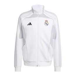 adidas Performance Sportsweatjacke 'Real Madrid' Herren Größe S blau / hellgrau / schwarz / weiß