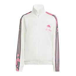 adidas Performance Sportjacke Damen Größe XL dunkelbraun / pink / schwarz / weiß