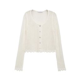 Mango Knit Cardigan 'PAQUI' female White size S