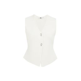We Studio Suit Vest female White size L