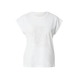 Pepe Jeans T-Shirt 'Aza' Damen Gr&ouml;&szlig;e M gold / wei&szlig;