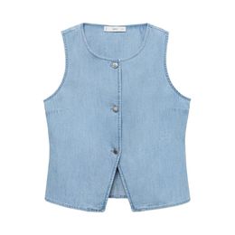 Mango Blusentop 'VIONET' Damen Gr&ouml;&szlig;e XS blue denim