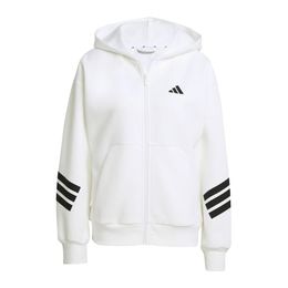 adidas Sportswear Athletic Zip-Up Hoodie 'Future Icons' female White size M