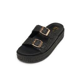 South Beach Sandals female Black size 4